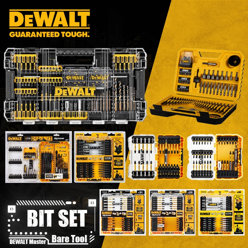DEWALT Drill Drive Screwdriving Bit Set DWANGFT100SET DT71563 DT70758 ...