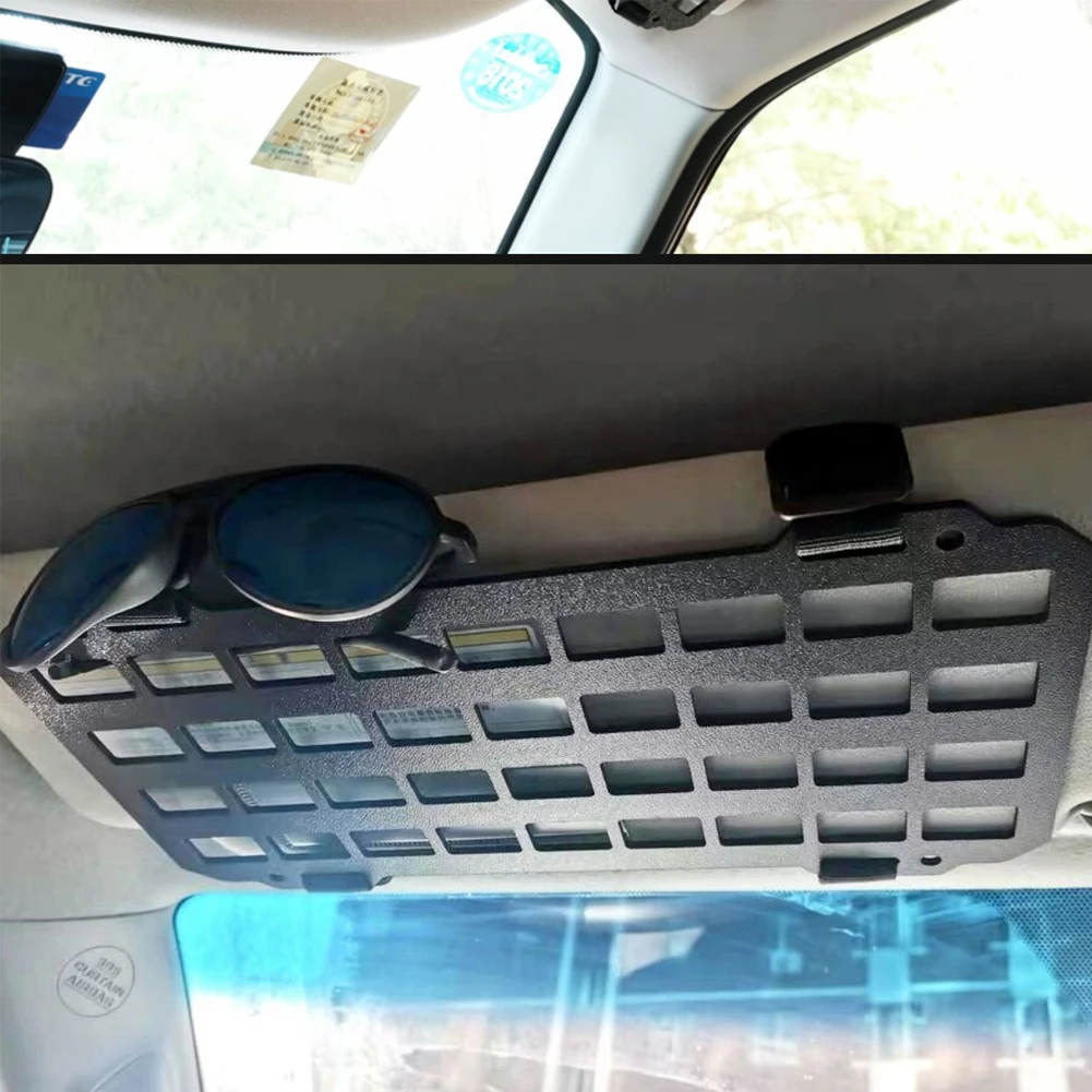 Car-Visor-Organizer-Storage-Rack-Tactical-Sun-Visor-Organizer-Portable ...