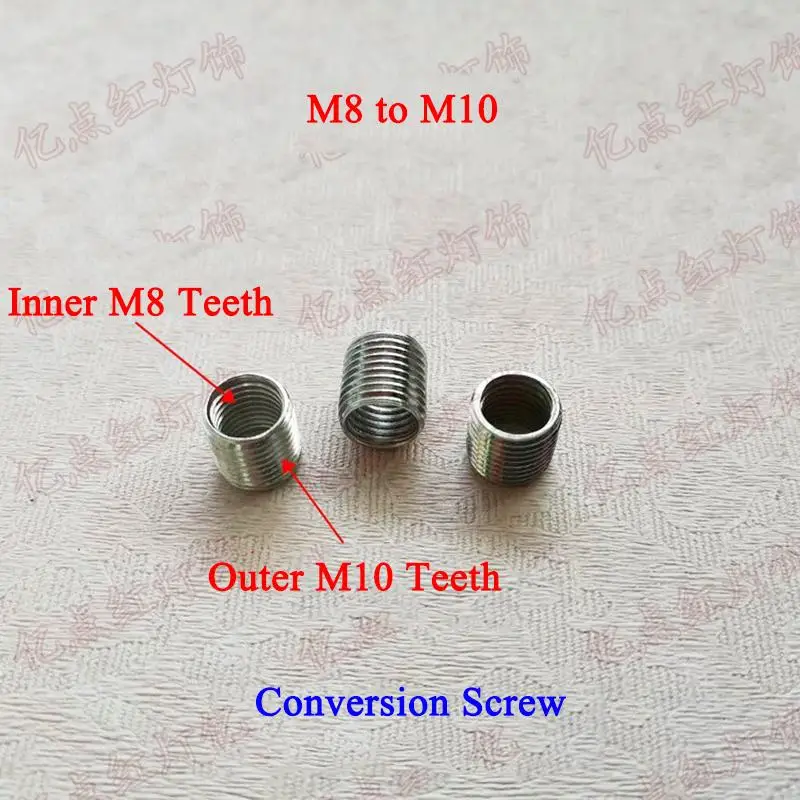 M8 M10 M12 Hex Nuts M6 M8 M10 M12 Conversion Screw Nut LED Light ...