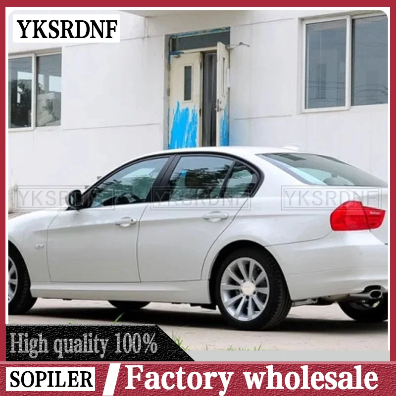 car styling Black Steel Window Molding Frame Strips Trim Cover For BMW ...
