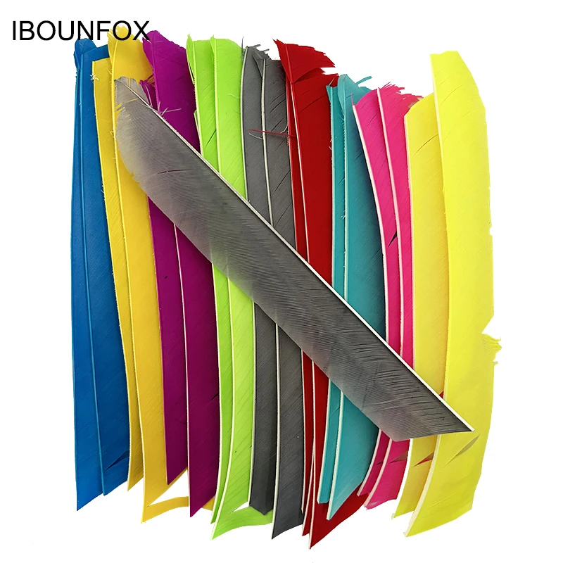 25Pcs-Full-Length-18-25CM-Turkey-Feathers-for-Arrow-Multicolor-Real ...
