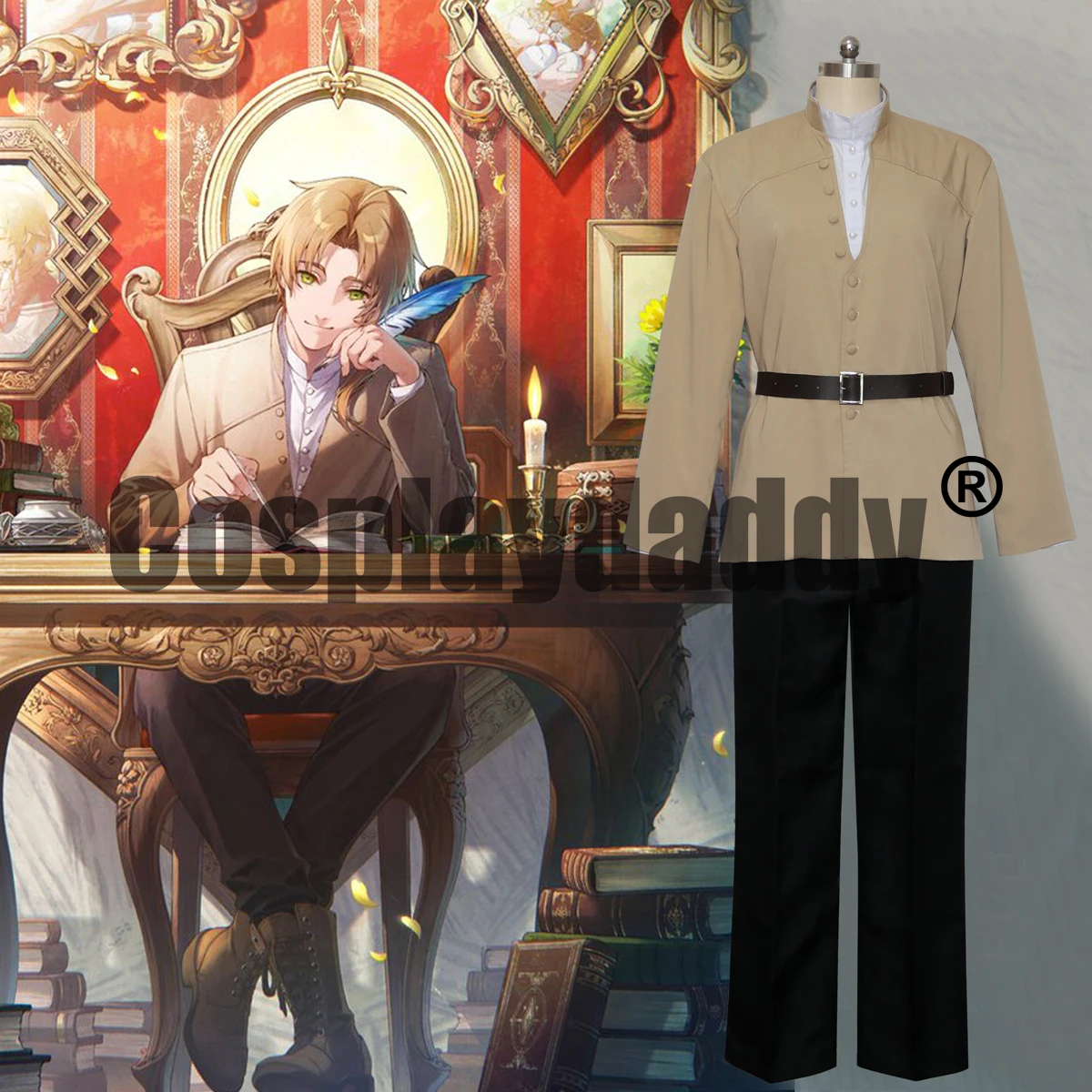Recollection Rudeus Greyrat Rudy Casual Outfit Cosplay Costume ...