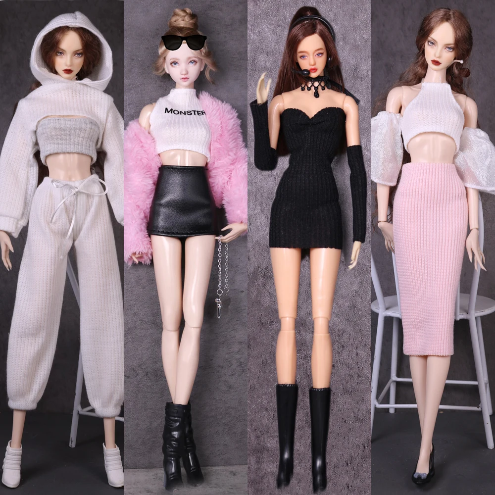 Clothing-set-hoodie-shirt-long-pant-plush-coat-dress-outfit-doll ...