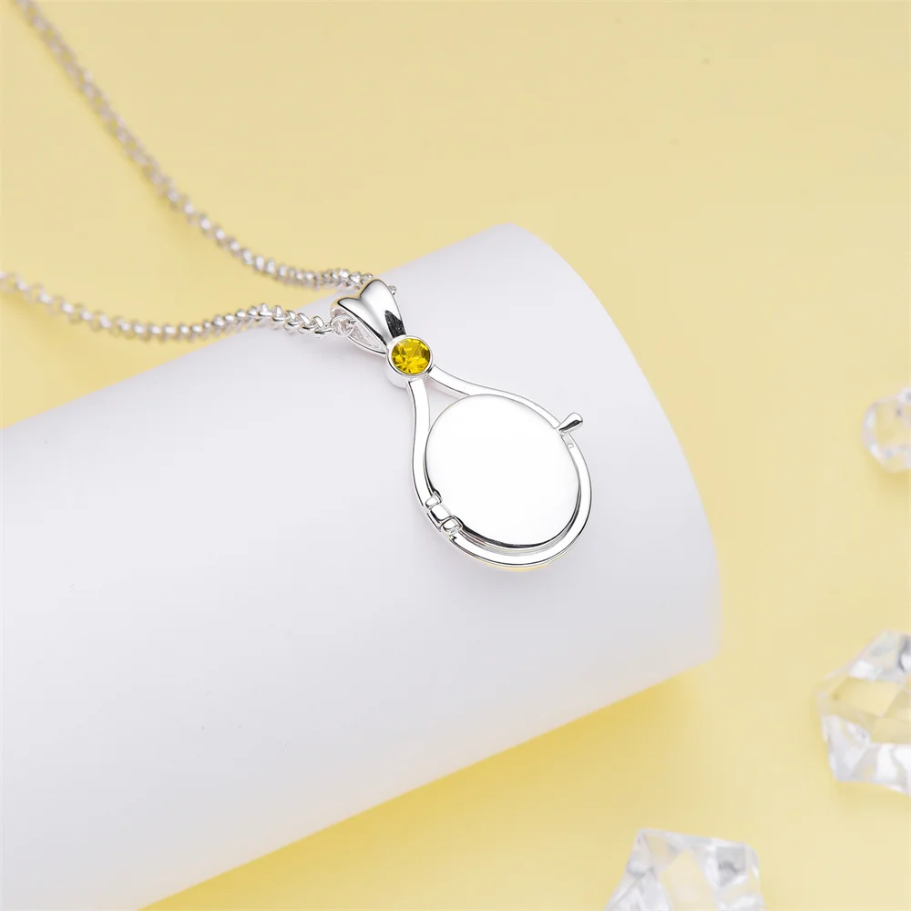 H2o Just Add Water Mermaid Locket Solid Copper Silver Plated Yellow