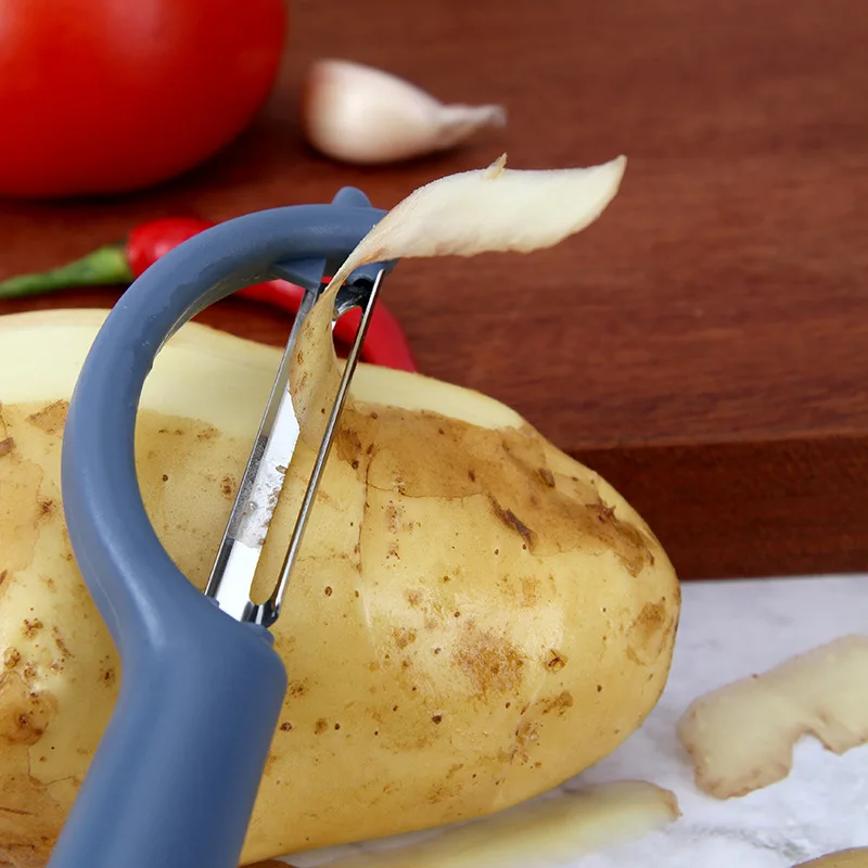 Stainless Steel Peeler Potato And Fruit Paring Knife Plastic Handle ...