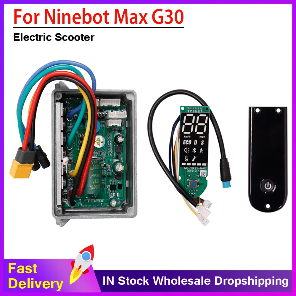 For Ninebot Max G30 Dashboard Parts Electric Scooter Control Board Assembly Dashboard Dispaly ...