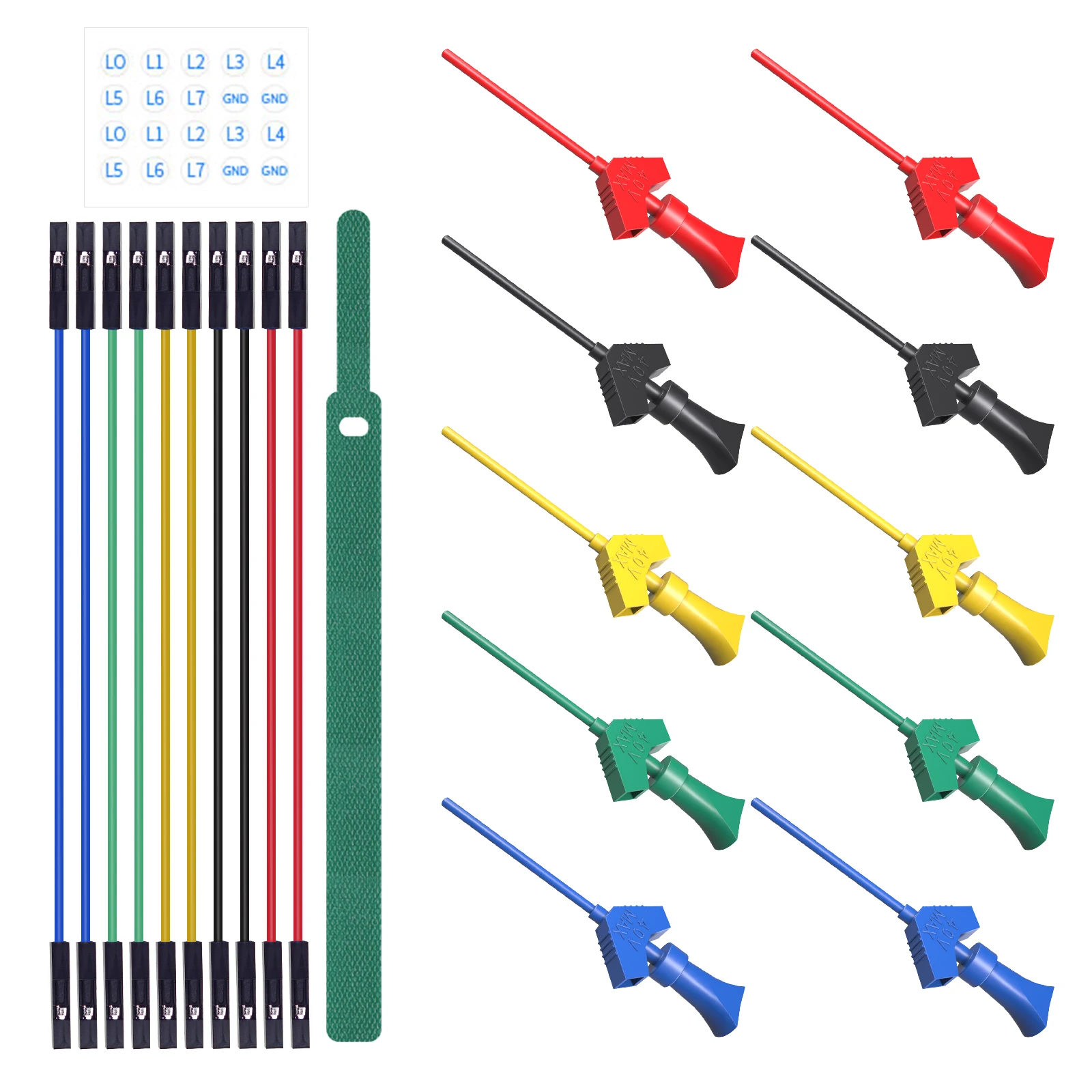 YPioneer-P1512D-Mini-Grabber-SMD-IC-Test-Hook-Clip-Jumper-Probe-Test ...