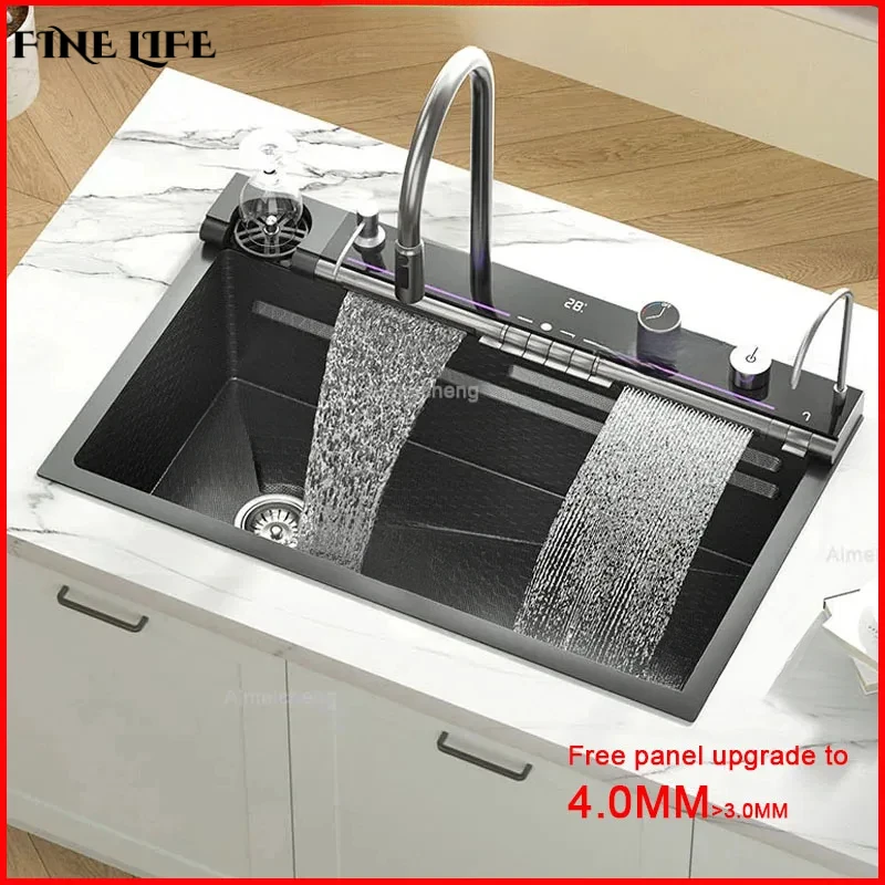 Popular-large-single-slot-multifunction-sink-anti-scratch-led-digital ...