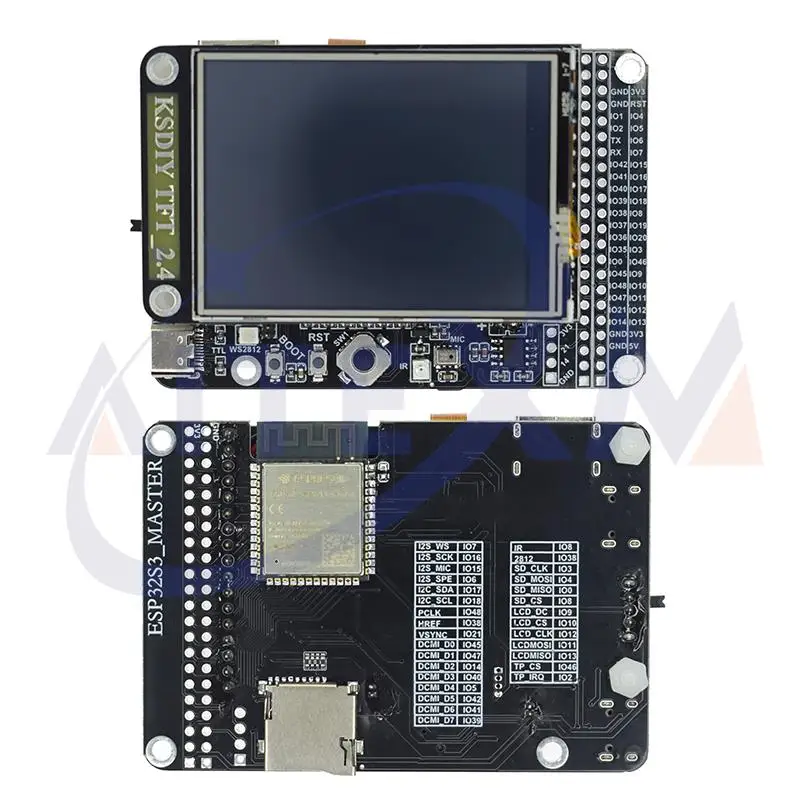 Esp32 S3 Ov2640 Esp32 S3 Lvgl 터치 스크린 개발 보드 인공 지능 음성 인식 Diy Stm