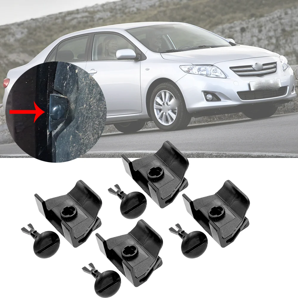 4X-Car-Front-Fender-Bumper-Cover-Rivet-Mudguard-Fastener-Clip-For ...
