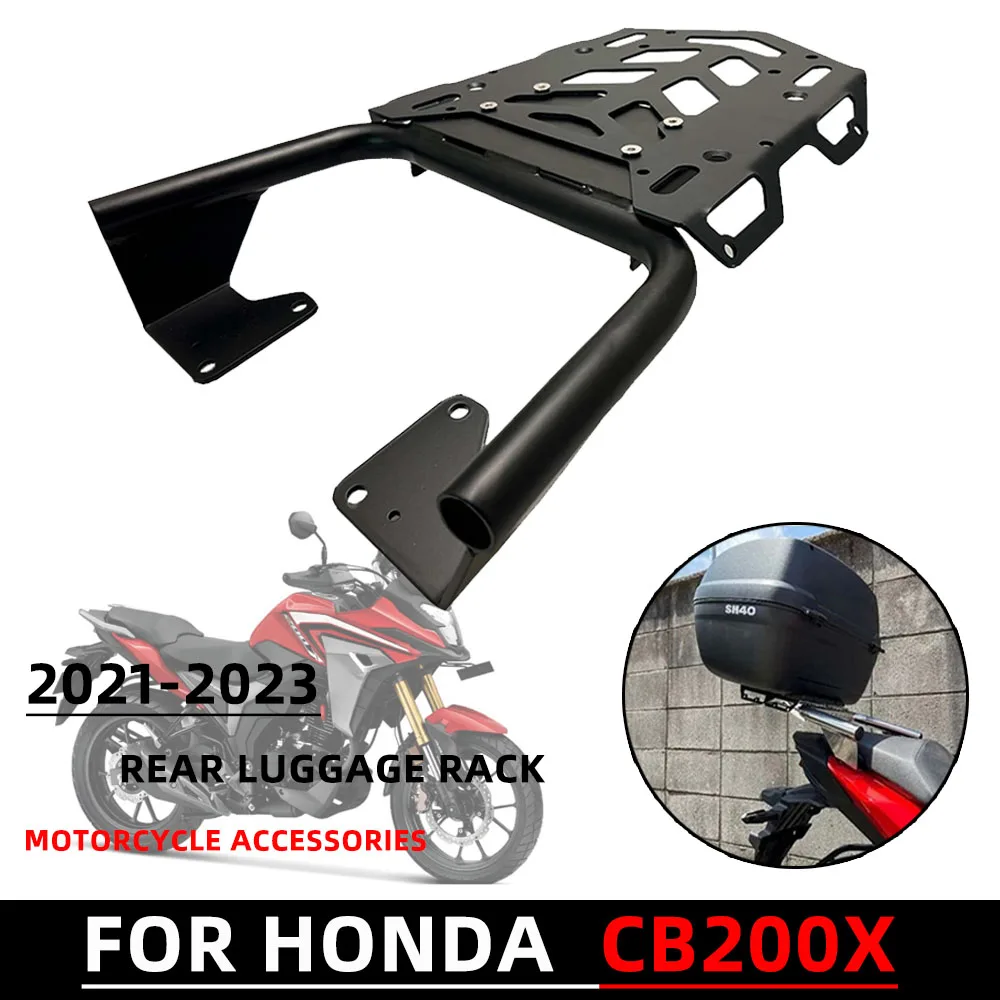 Motorcycle Rear Carrier Luggage Rack Cargo Bracket Tailbox Tailrack Kit ...