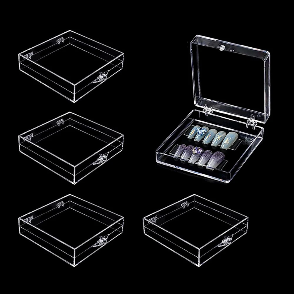 Nail-Tips-Display-Storage-Box-Press-On-Nails-Organizer-Clear-Acrylic ...