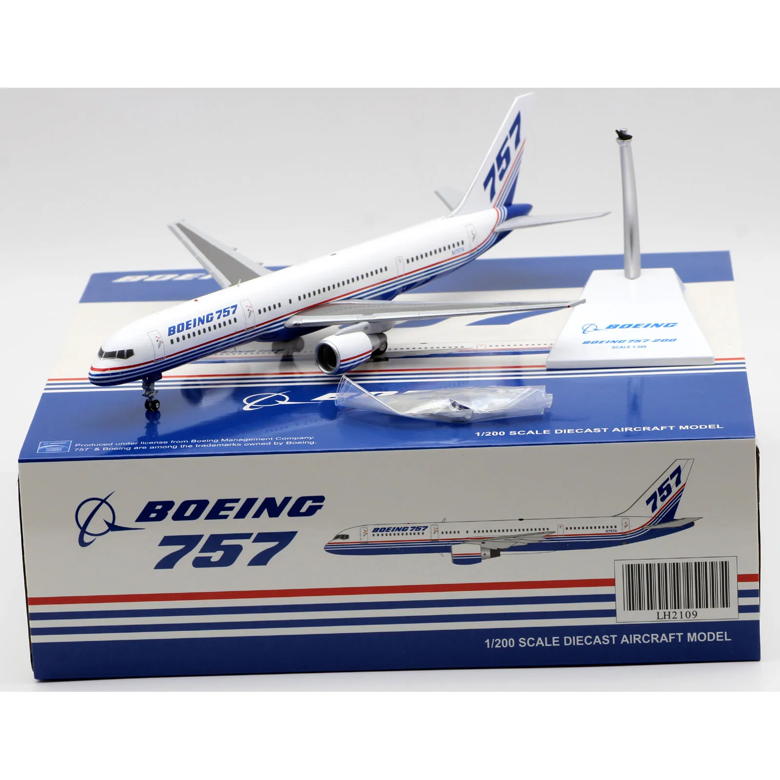 LH2109 Alloy Collectible Plane Gift JC Wings 1:200 Boeing B757 200 ...