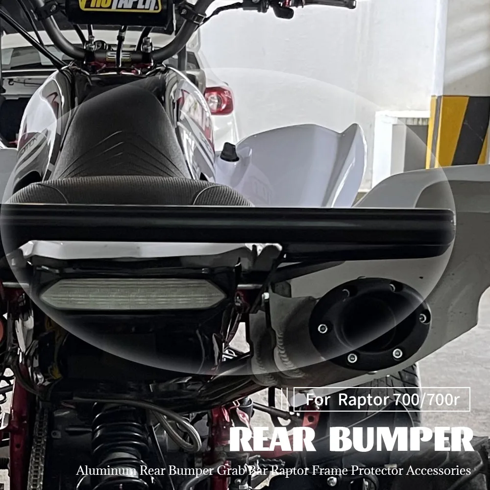 MK-For-YAMAHA-Raptor-700-700R-2018-2023-Carbon-Steel-Rear-Grab-Bar-Rear ...