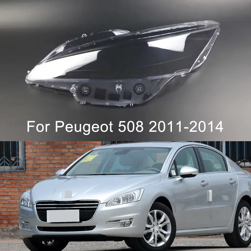 Headlight-Cover-For-Peugeot-508-2011-2012-2013-2014-Lampshade-Case ...