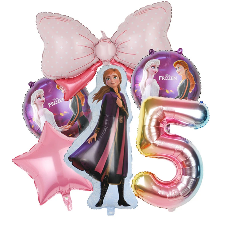 Decoración para fiesta de cumpleaños de Frozen de Disney, Reina de las ...