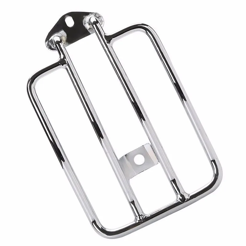 Chrome Solo Luggage Carrier Fender Rack For 2004-up Harley Sportster Xl ...