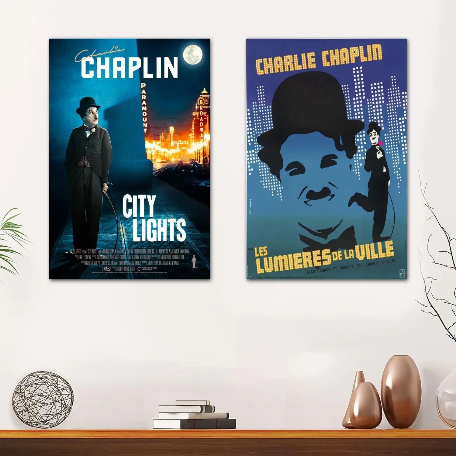 Charles Chaplin Painting | Canvas Painting Chaplin | Canvas Wall Art ...