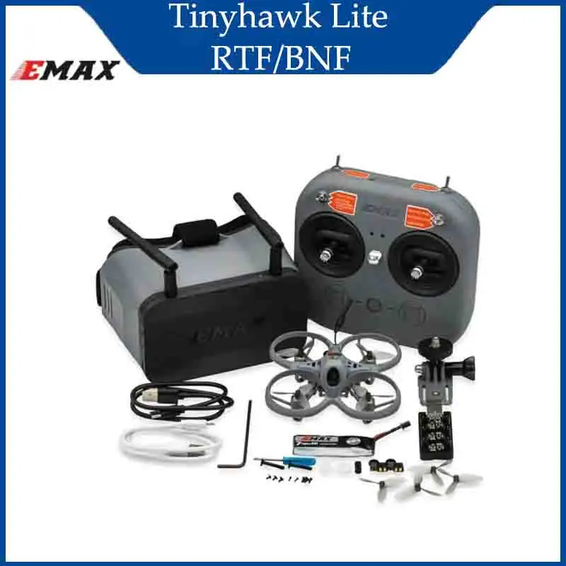 Emax Tinyhawk Lite RTF/BNF FPV Racing Drone 75mm 0806 Motor Runcam Nano ...