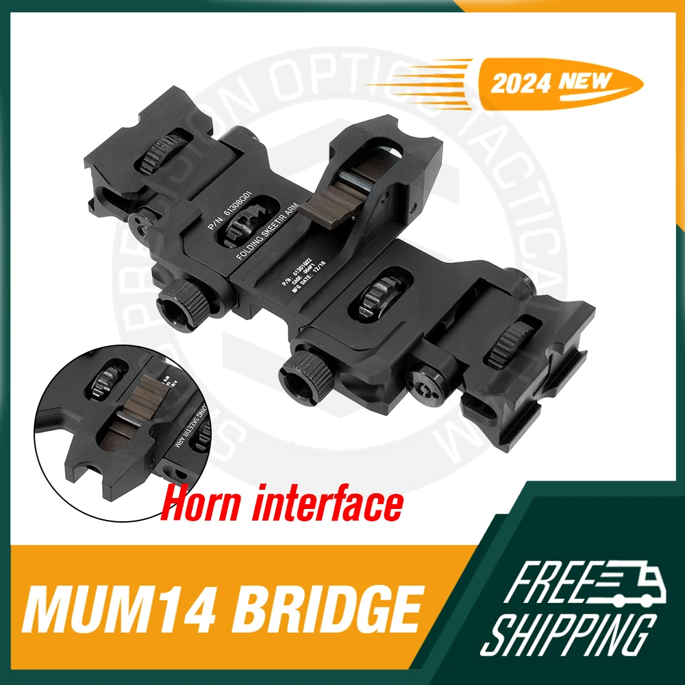 SPECPRECISION Night Vision Mount MUM-14 Binocular Bridge NVG Mount Horn ...