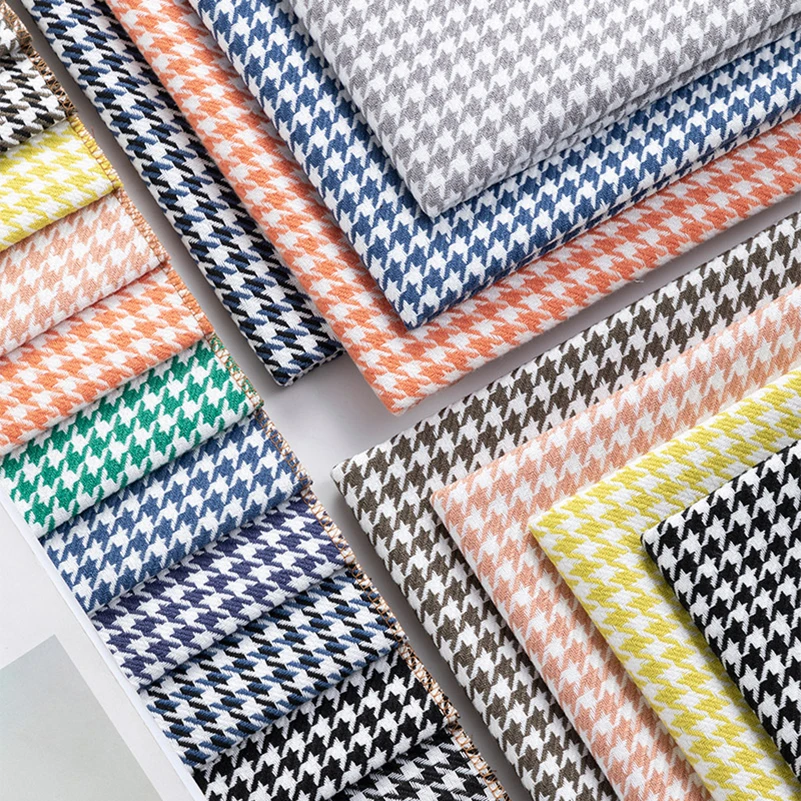 Houndstooth-Fabric-Cotton-Linen-Sofa-Cloth-Table-Polyester-Furniture ...