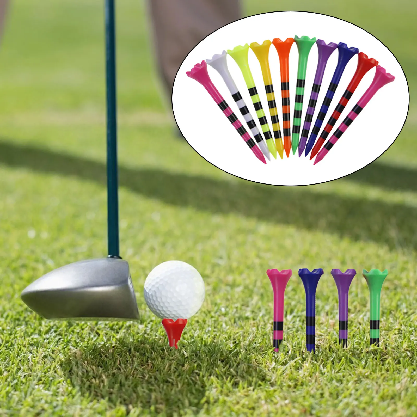 10x-Golf-Tees-Training-Aid-Hitting-Outdoor-Accessories-Practice-Tool ...