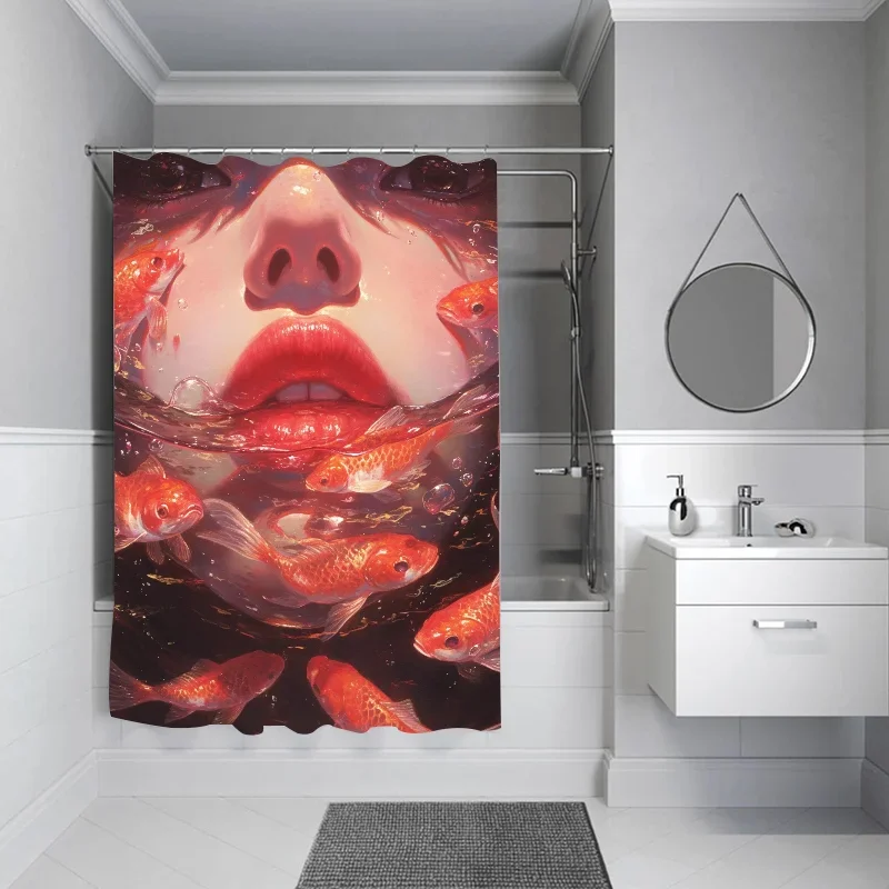 Lip-Bath-Things-Curtains-in-the-Bathroom-Shower-Curtain-Waterproof ...