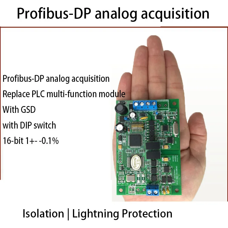 Analog-input-acquisition-module-4-20ma-to-profibus-dp-DC-10V5V-current ...