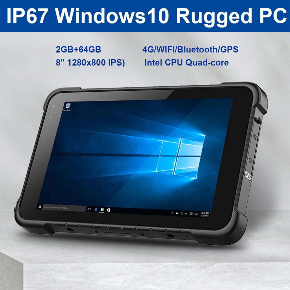 Tableta-resistente-con-Windows-10-Tablet-de-8-pulgadas-4G-LTE-GPS-64GB ...