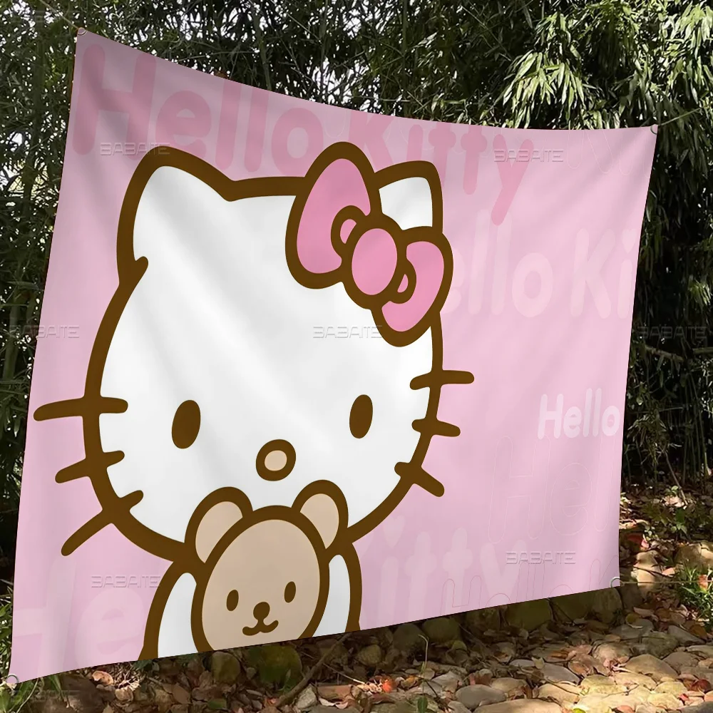 H-HelloS-K-KittyS-Large-Size-Flags-Printing-Patterns-Interesting ...