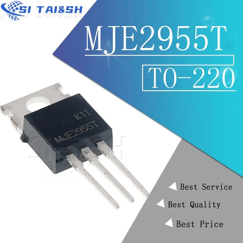 10PCS-LOT-New-MJE2955T-60V-10A-75W-PNP-Power-Transistor-MJE2955-Inline ...