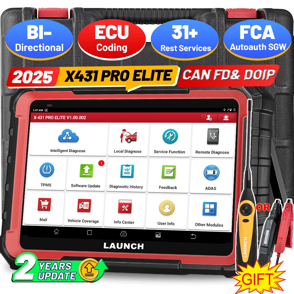 Tester Launch X431 Pro Elite: The Ultimate OBD2 Diagnostic Tool for ...