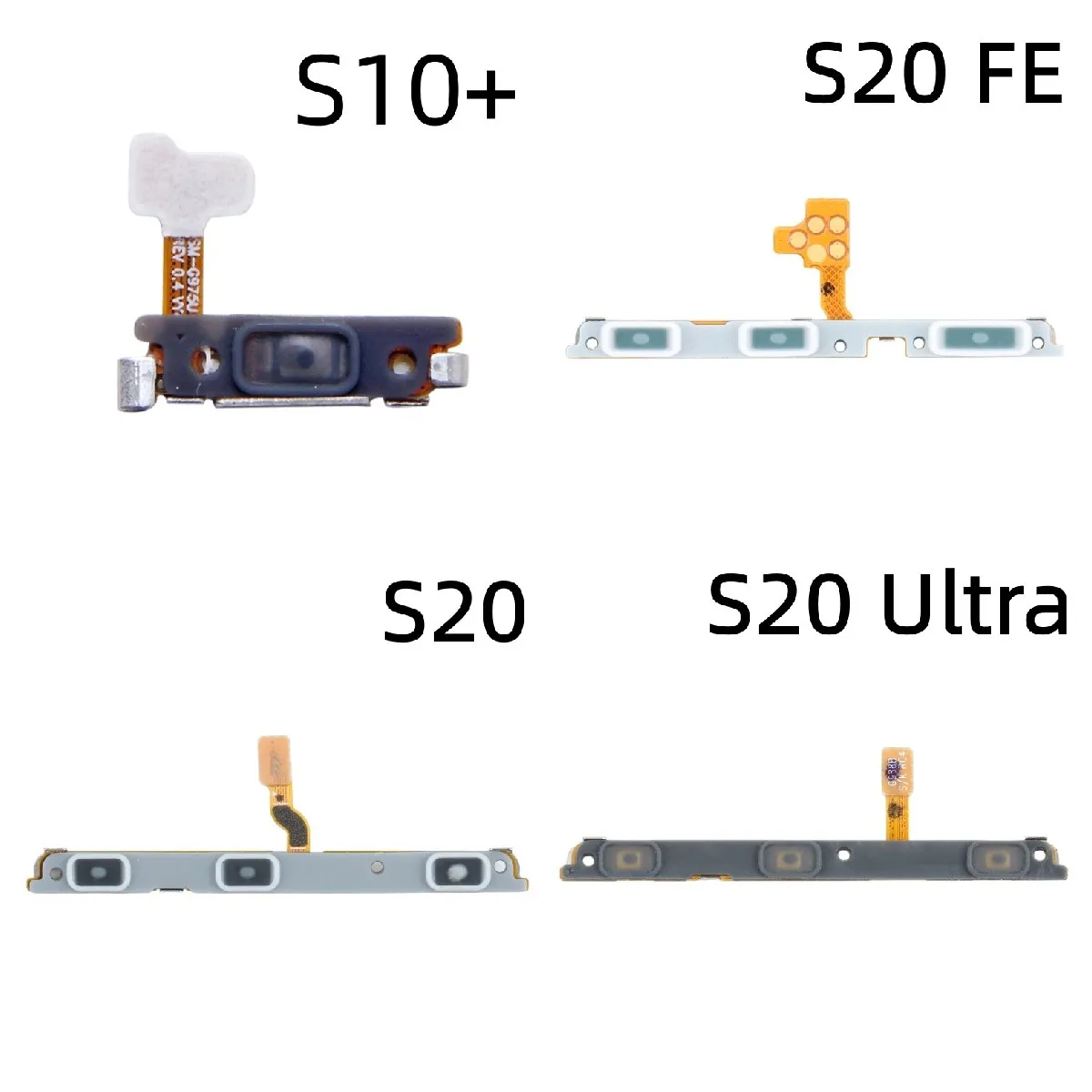 New Power On Off Side Key Button Volume Button Flex Cable Ribbon For Samsung Galaxy S10E S10+5G ...
