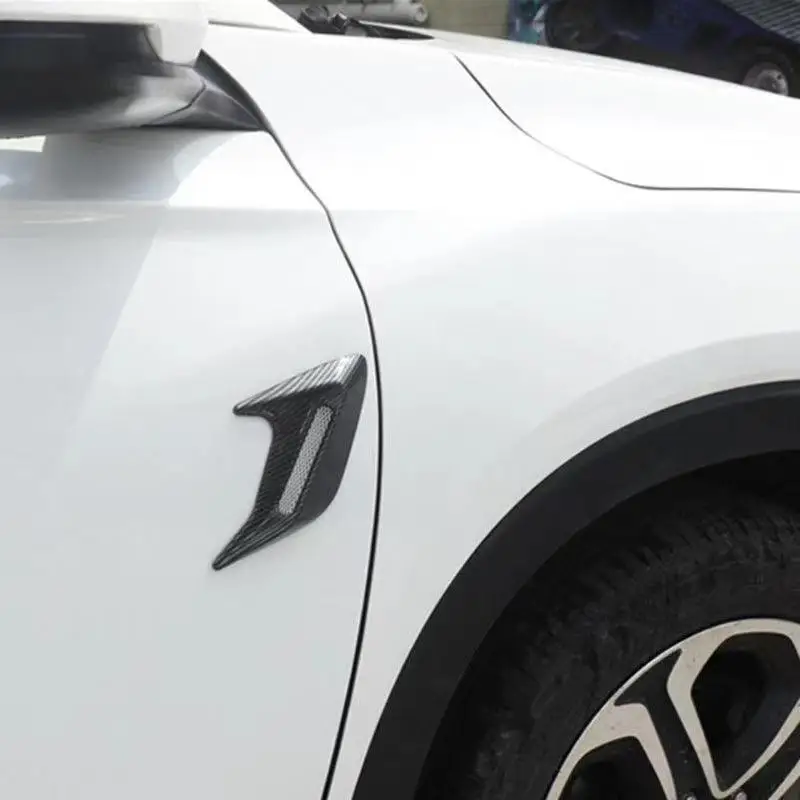 2 pcs of shark gill car hood decoration, easy to install, suitable for ...
