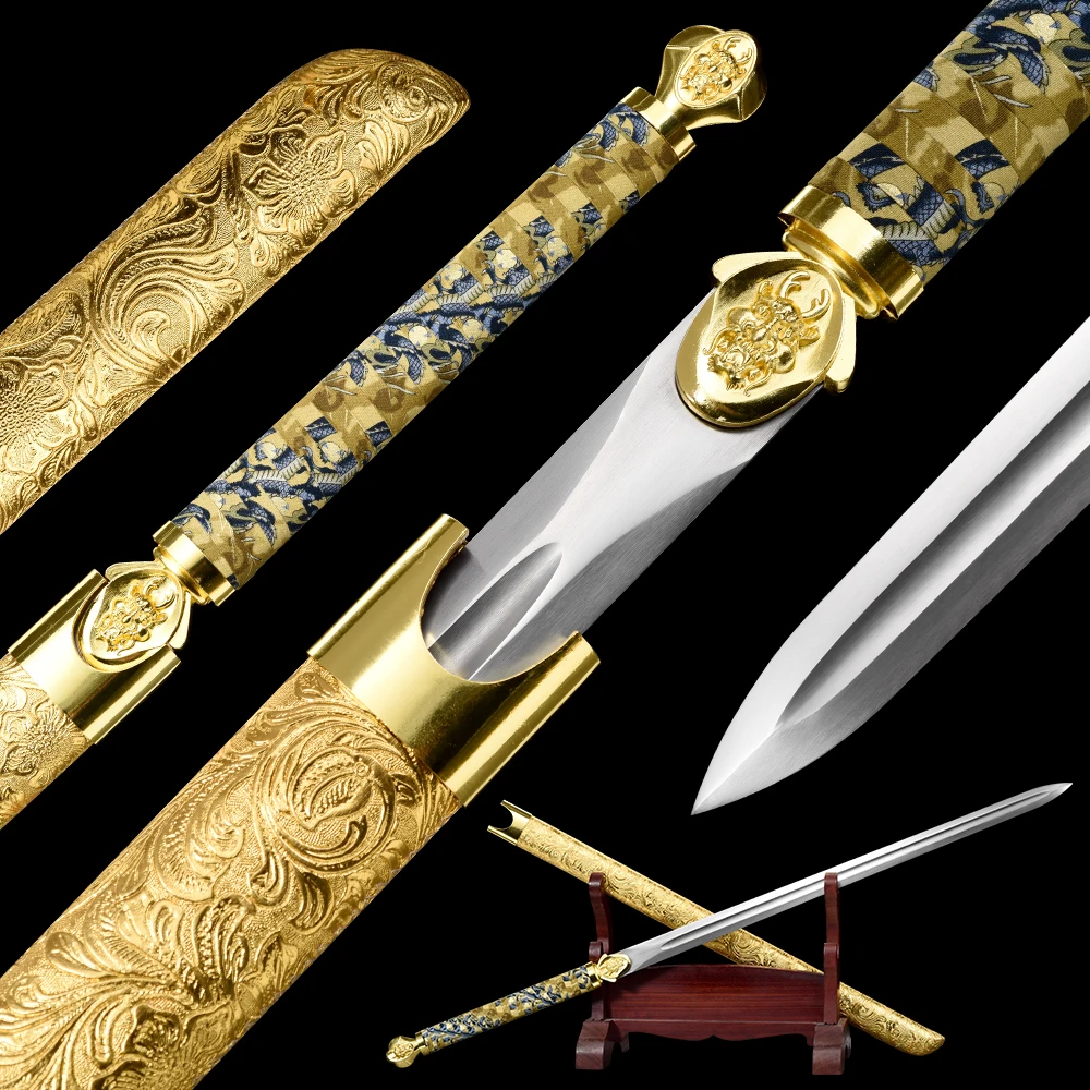Gold Dragon Katana