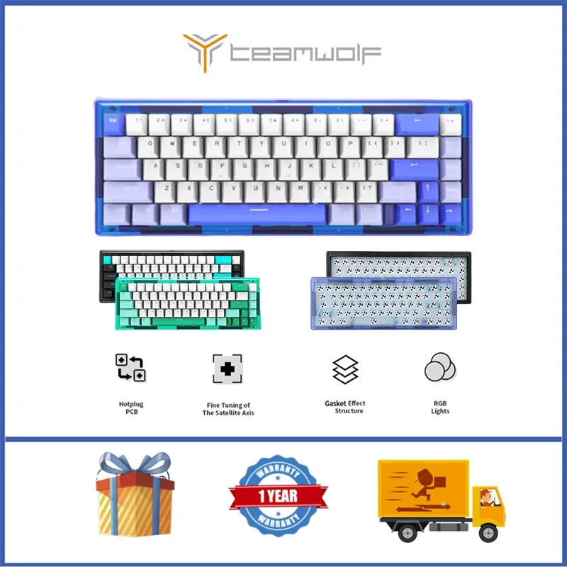 CIY-GAS67-Wireless-Bluetooth-Mechanical-Keyboard-Gasket-Structure-DIY ...
