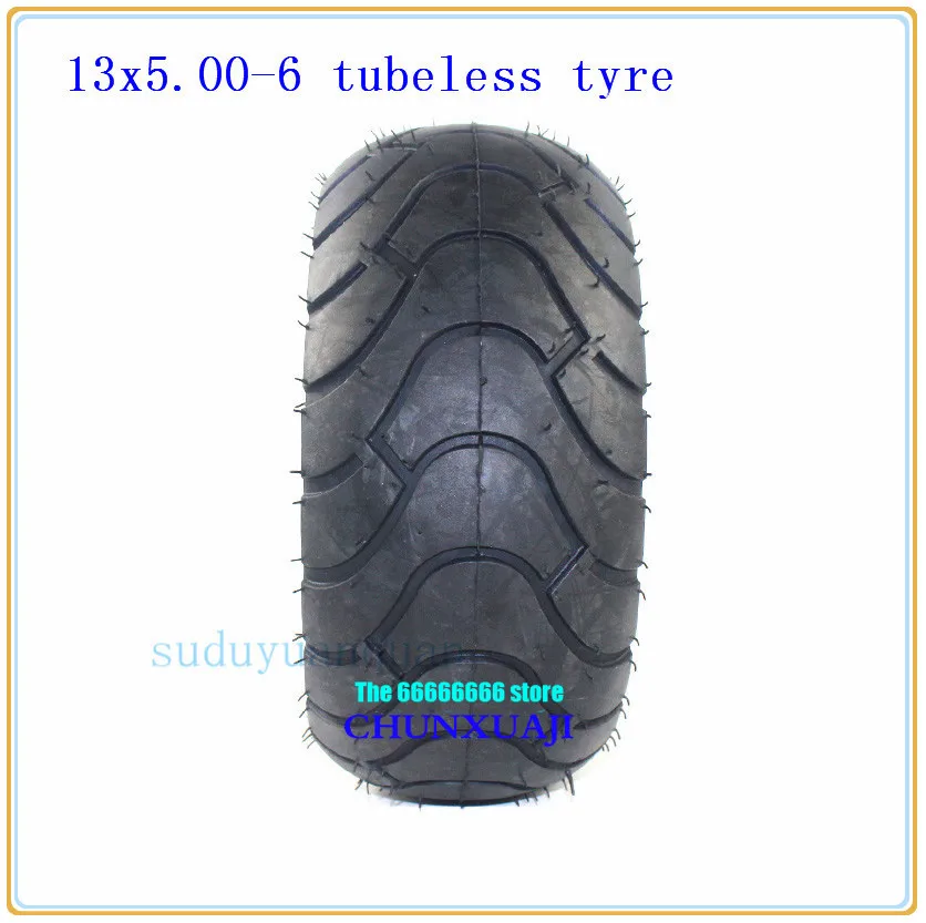 13 Inch Tubeless Tires 13x5.00-6 For Atv Quad Golf Buggy Mower Go-kart ...