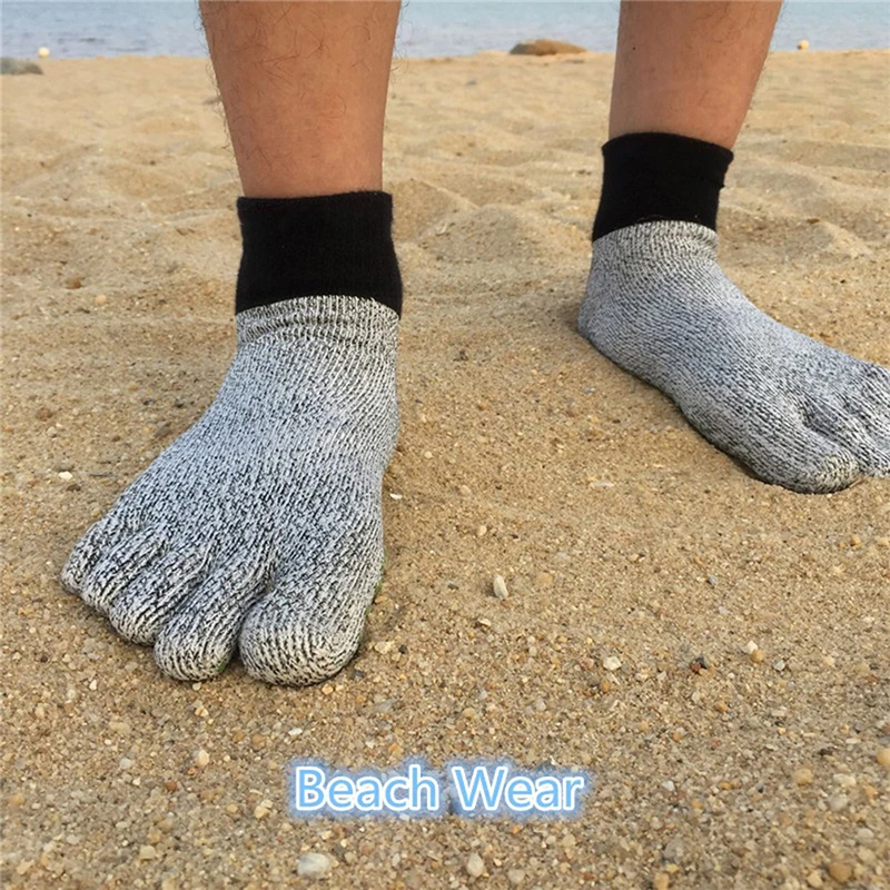 1Pair-High-Quality-Comfortable-5-Toe-Cut-Resistant-Socks-Non-Slip-River ...