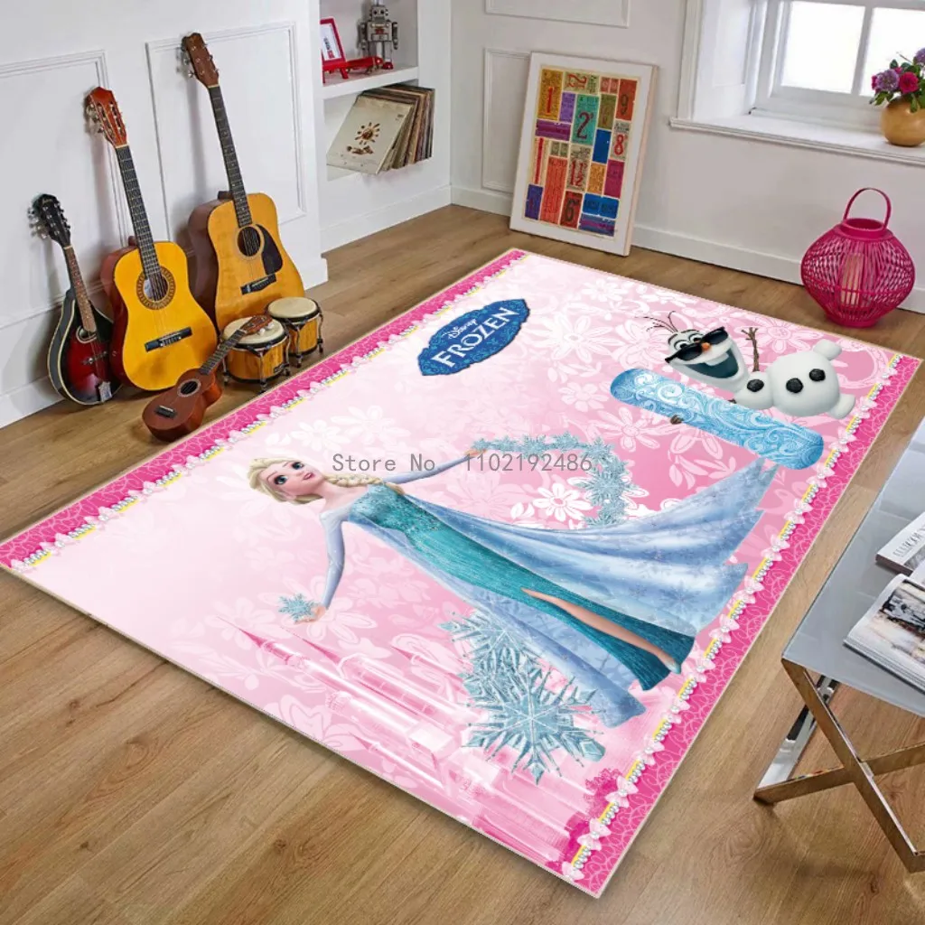 Hot-Pretty-Frozen-Elsa-Anna-Princess-Mat-Kids-Play-Rug-Adult-Girls-Baby ...