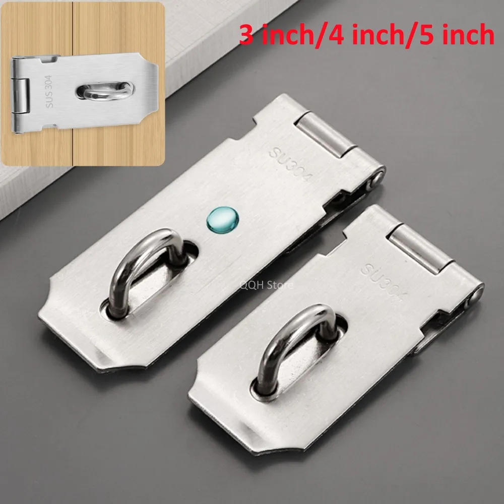3-4-5-Inch-Lock-Plate-Stainless-Steel-Door-Cabinet-Drawer-Locks-Anti ...