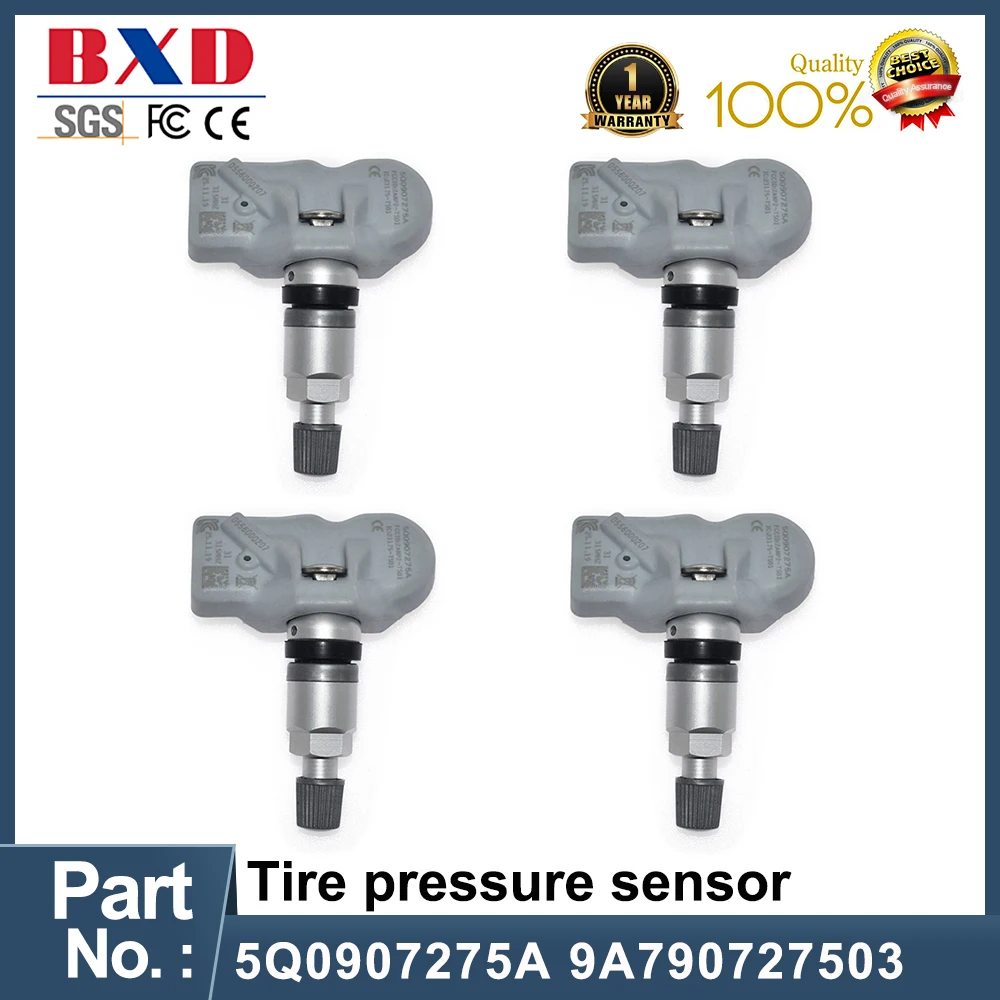 1-4-8PCS-TPMS-Sensor-315MHz-5Q0907275A-9A790727503-Auto-Parts-For-Audi ...