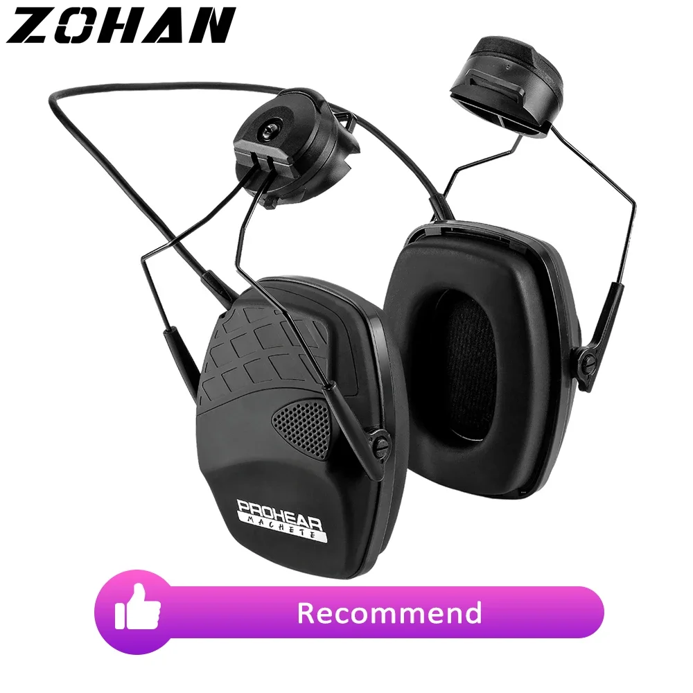 ZOHAN-Electronic-Earmuff-ARC-Helmet-Rail-Adapter-Noise-Reduction ...