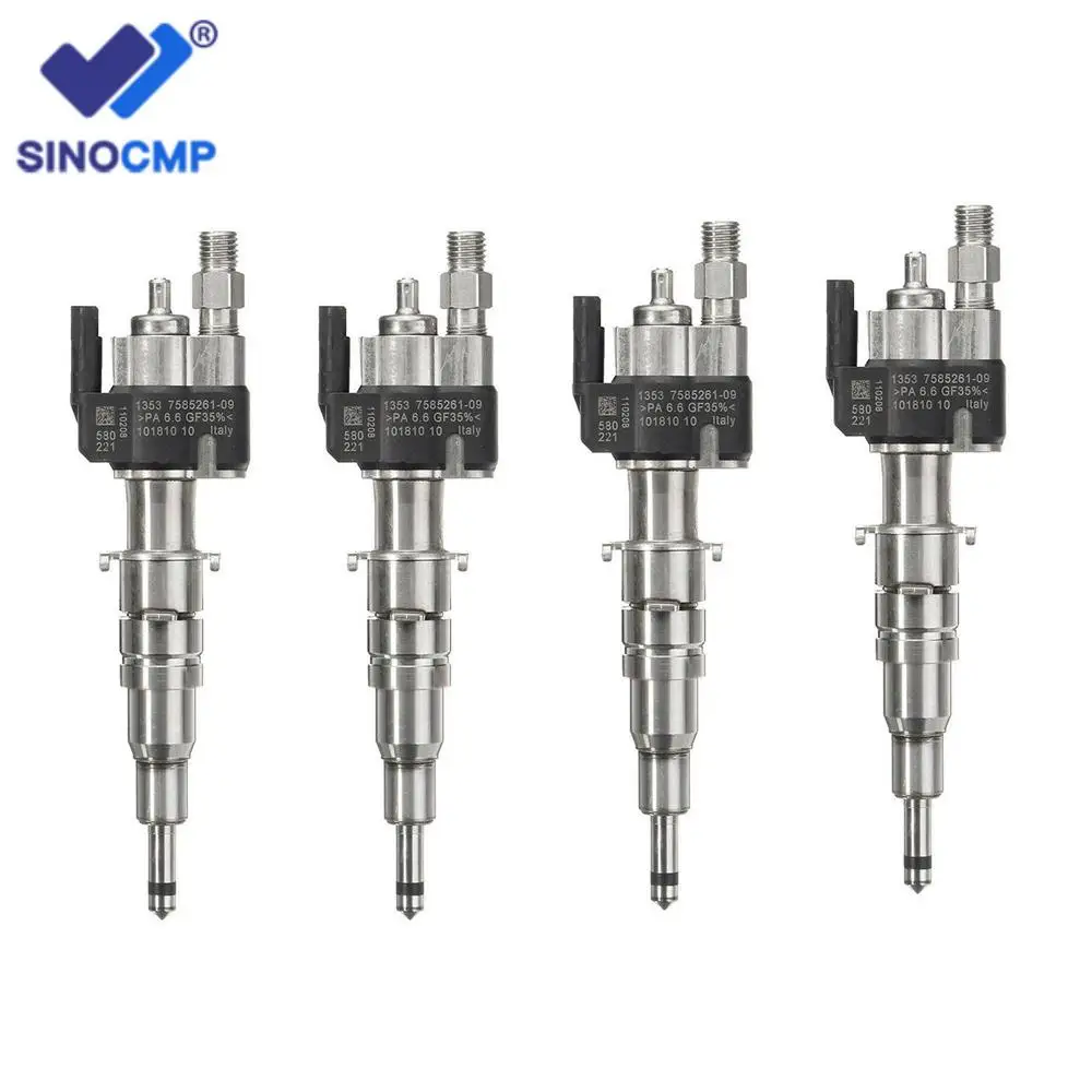 4pcs Fuel Injector Index 12 13537585261-12 FOR BMW N54 X1 X3 X5 X6 ...