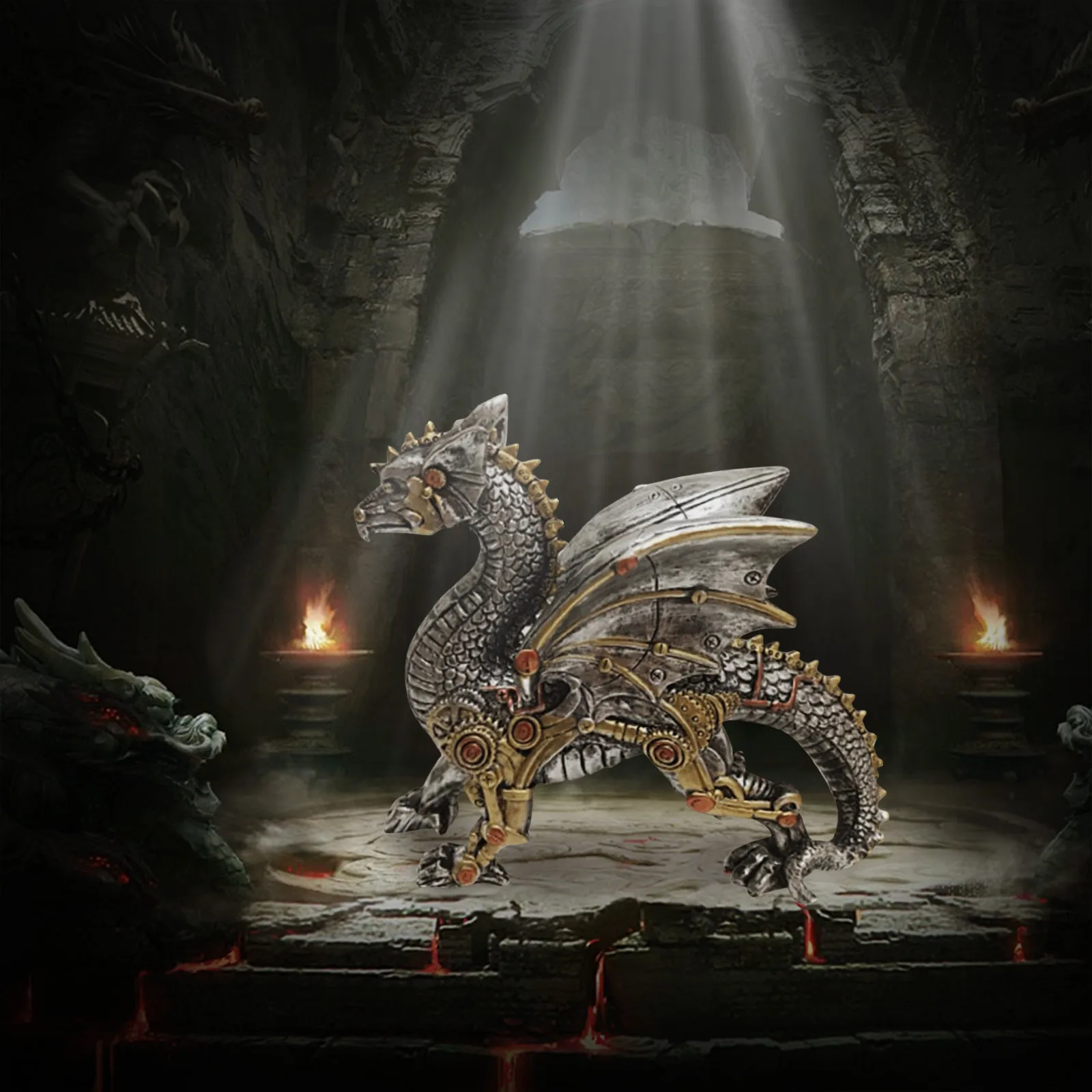 Steampunk Dragon Sculpture