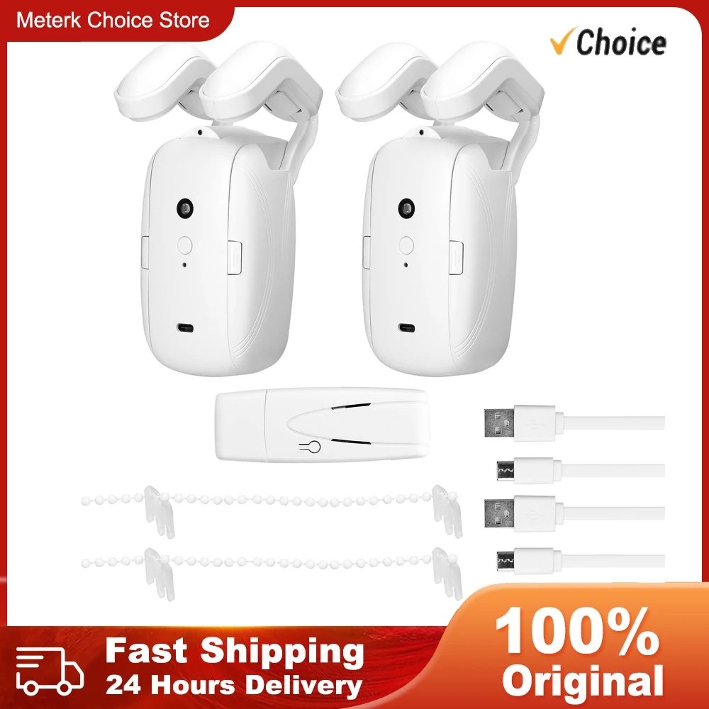 2PCS Tuya Smart Electric Curtain Motor BT Voice Control Swithbot ...