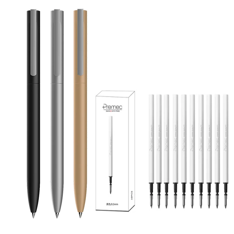 Rotary-Metal-Gel-Pen-0-5mm-Premec-Swiss-Refill-for-Xiaomi-Sign-Pen ...