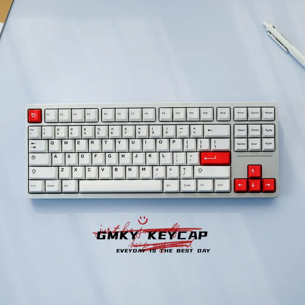 GMKY-BOW-Contrast-Colors-Keycaps-Cherry-Profile-DOUBLE-SHOT-ABS-FONT ...