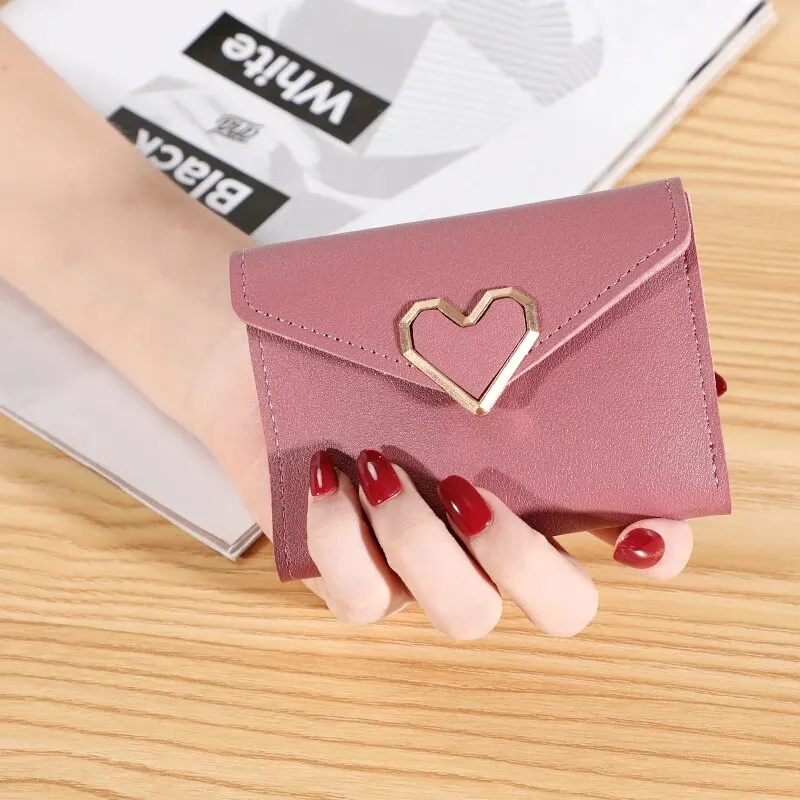 2023-New-Small-Wallet-Women-s-Metal-Short-Fold-Personalized-Student ...