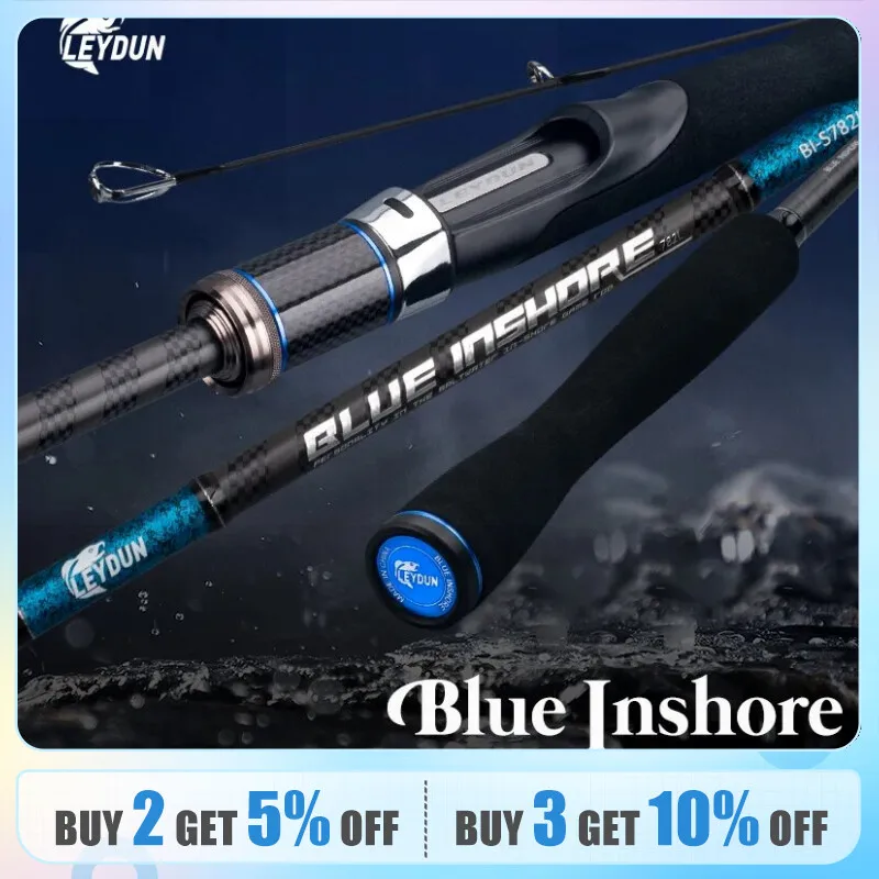 BLUE-INSHORE-Fishing-Rods-Inshore-Breakwater-Bass-Rod-S782L-S862ML ...