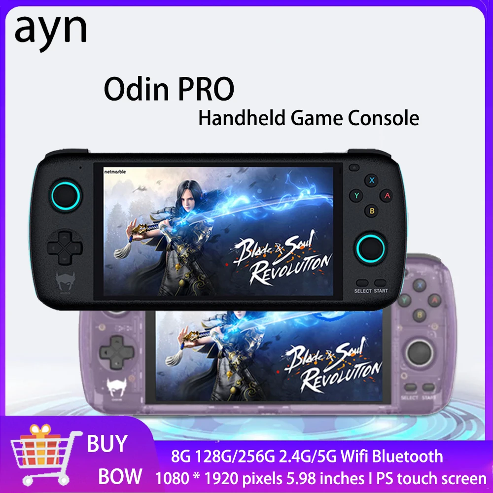 Ayn-Odin-Pro-Handheld-Game-Player-Console-Port-til-Bluetooth-8GB-256-GB ...
